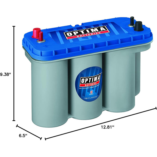 Optima D31M SC31DM 9052-161 BlueTop AGM battery 900 CCA (GROUP 31) COR ...